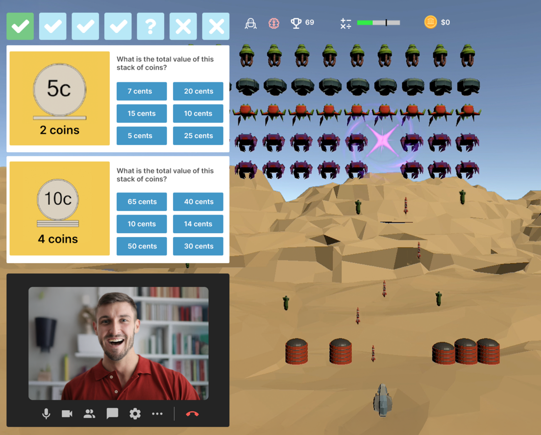 Your child. In the top 10% of their math class. Mobius Math Academy